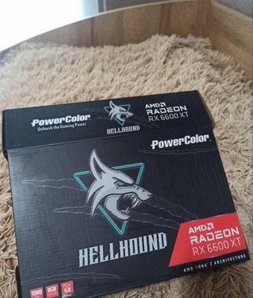 Видеокарта rx 6600 xt Hellhound PowerColor