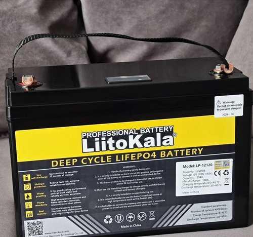 Лиферный LiFePo4 аккумулятор 12V/120Ah + Display