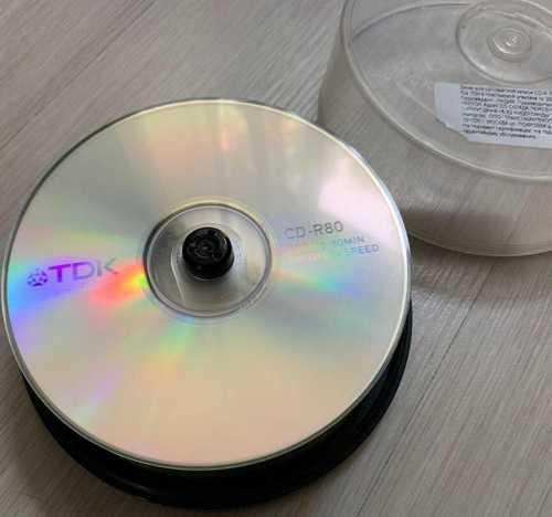 CD-R диски TDK (чистые болванки 22 шт)