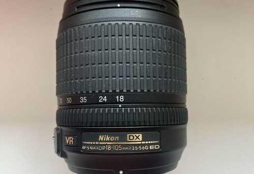 Объектив Nikon 18-105mm VR 3.5-5.6 ED