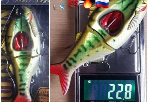 Свимбейт chasebaits PropDuster Glider Jerkbait