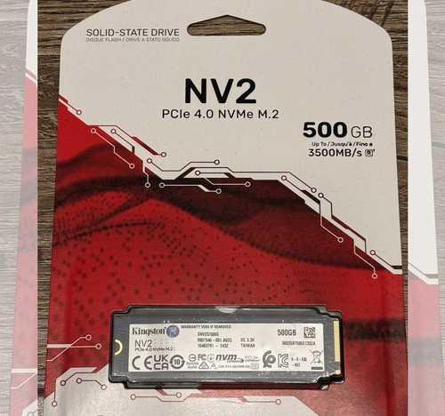 Ssd M2 1tb kingston nv2 500GB (NEW )