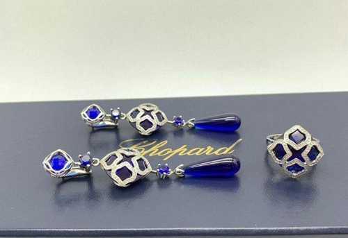 Серьги и кольцо Chopard imperial с бриллиантами