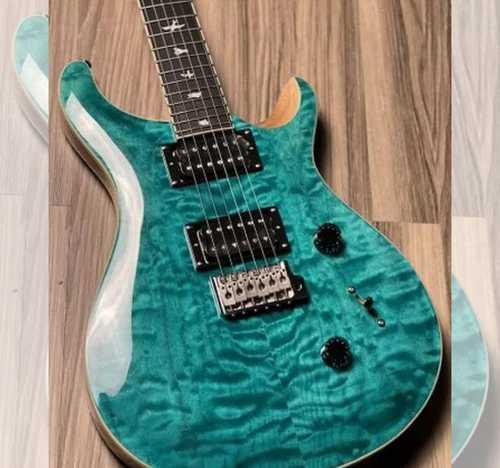 PRS SE Custom 24 Quilt Top in Turquoise