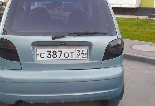 Фонари задние на matiz