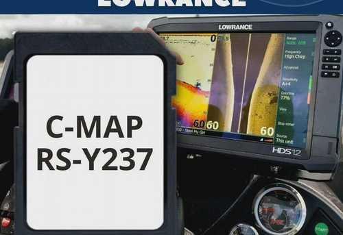 Карта глубин для эхолота Lowrance C-MAP RS-Y237