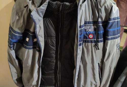 Куртка демисезонная, жилетка, 134-140см