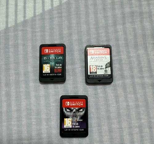 Картриджи для Nintendo Switch