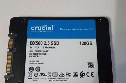 Жесткий диск ssd crucial 120 gb