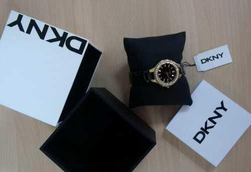 Часы dkny NY4981 Rose Gold Ceramic Black керамика