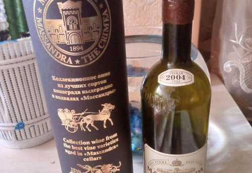 Бутылка от Крымского вина
