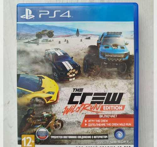 Игровой диск для ps4 The Crew Wild Run edition