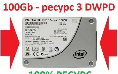 100GB SSD Intel dс S3610 ssdsc2BX100G401 SATA