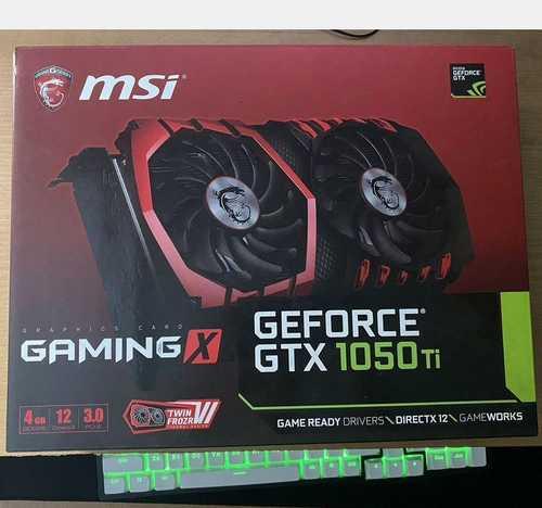 Видеокарта MSI GTX 1050ti