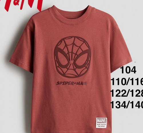 Футбола H&M Marvel Человек Паук 104 110 122 134