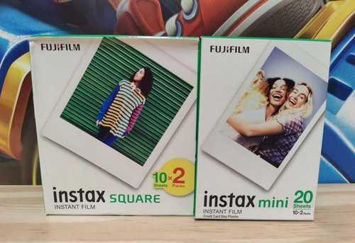 Картриджи для фото Fujifilm instax mini / square