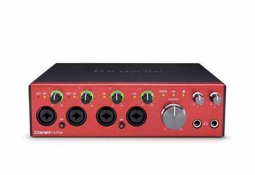 Focusrite Clarett+ 4Pre аудиоинтерфейс 18i/8o