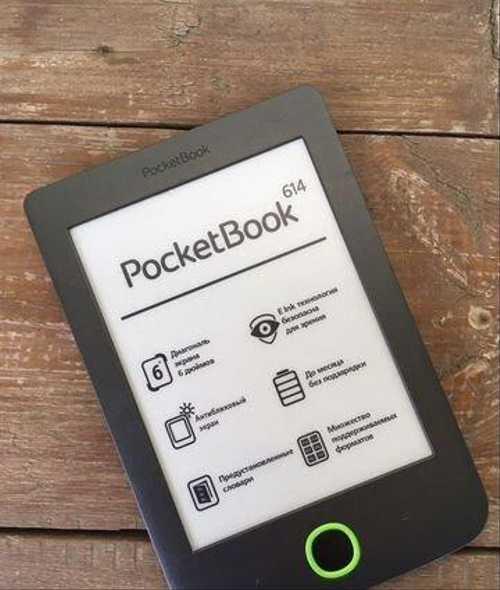 Pocketbook 614 с Coolreader, акк 1500 mah