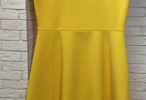Платье желтое женское 46 размер