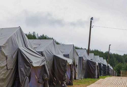 Армейские большие каркасные солдатские палатки опт