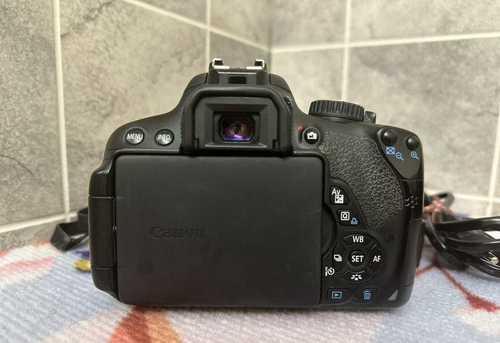 Зеркальный фотоаппарат canon 650d kit 18-55 ii