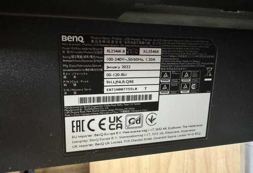 Монитор benq zowie xl2546k 240hz