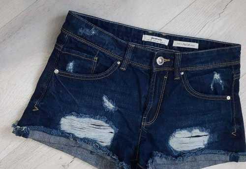 Джинсовые шорты stradivarius 42р