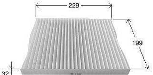 Фильтр салонный VIC AC-206EX для Nissan