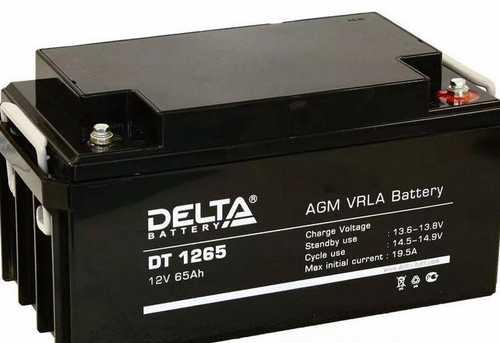 Аккумуляторная батарея Delta DT 1265 (12V / 65Ah)