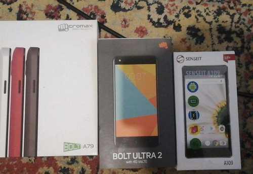 Коробки для телефонов Android Micromax Senseit