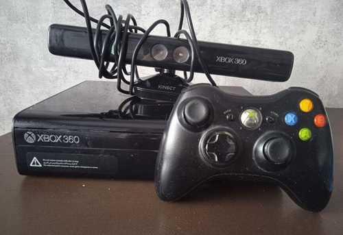 Xbox 360 E 500gb + kinect + игра