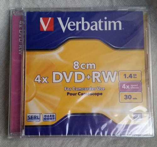 Диск DVD+ RW Verbatim