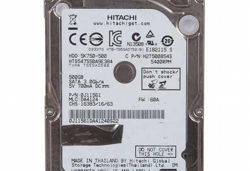 Жесткий диск 2,5 hitachi HTS547550A0E384 500GB SAT