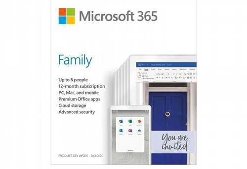 Microsoft Office 365 Family Для семьи ключ год