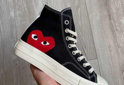 Кеды converse play comme des garcons