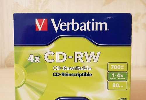 Диски cd rw для аудио скорость записи - х4