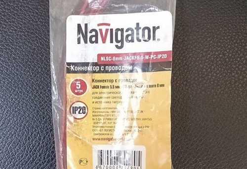 Navigator Коннектор nlsc-8mm-jackf5. 5-W-PC-IP20