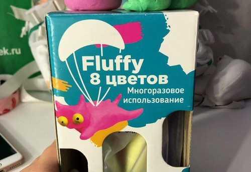 Супер пластелин Fluffi многоразовый