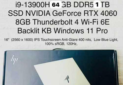 HP Envy 16, i9 13900H/64/1 TB/4060/2K