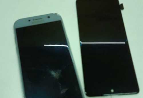 Дисплей + тачскрин телефонов Samsung б/у
