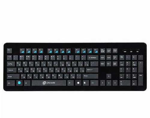 Беспроводная клавиатура Оклик 870S, черный