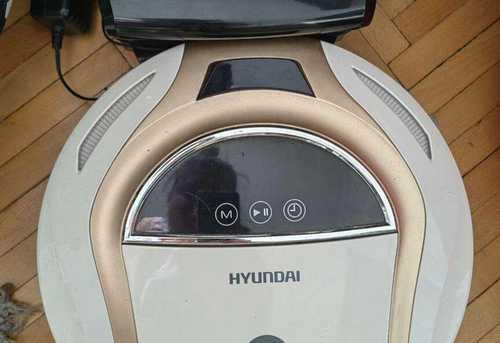 Робот-пылесос Hyundai H-vcrq70 белый/золото