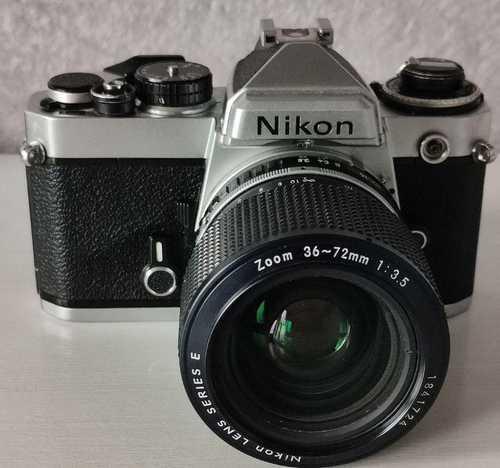 Плёночный фотоаппарат Nikon FE