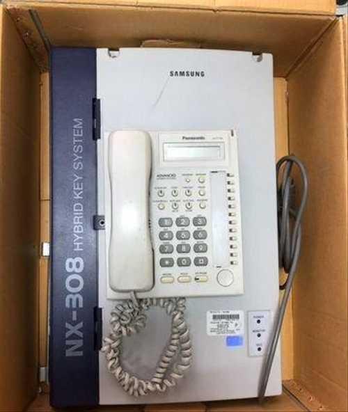 Гибридная атс Samsung NX-308 + телефон