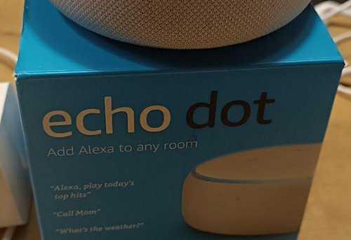 Умная колонка Amazon echo dot