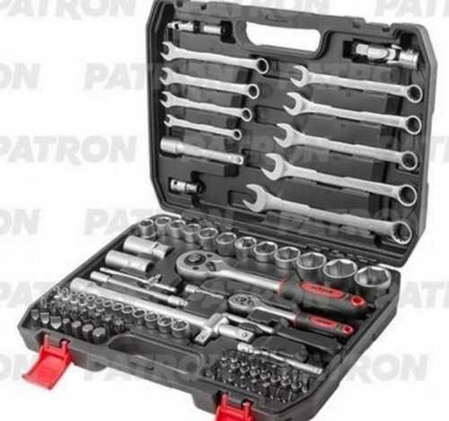 Patron P-4821-5 Набор инструментов 82 пр 1/4 inch, 1/2 inch, 4-32 мм, 6 граней