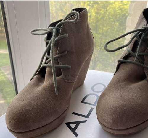 Женские ботильоны Aldo, натуральная замша. Р. 38