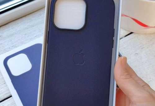 Чехол Leather case на iPhone 14 Pro Max