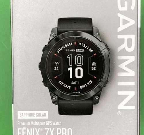 Garmin Fenix 7x Pro Sapphire Solar Carbon Gray