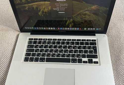 Macbook pro 15: i5+SSD 256+500+озу 8+MacOS Sonoma